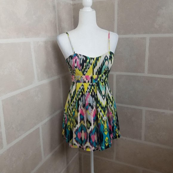 Material Girl | Dresses | Material Girl Geometric Mini Dress Medium ...